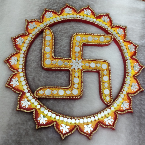 Swastik MDF Handmade Wall Decor – Kalakariatoz